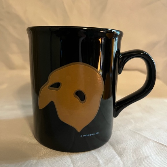 Dining | Vintage 1986 Phantom Of The Opera Mug Black Souvenir Made In ...